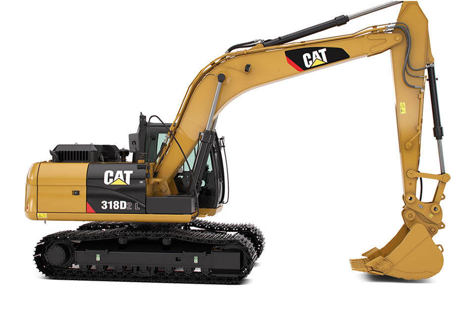 Locação Escavadeiras Cat® 318 D2L - DS Terraplanagem